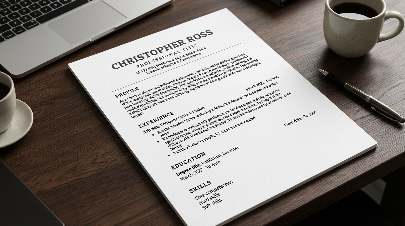 How to Write a Professional CV When You Can’t Afford a CV Writing ...